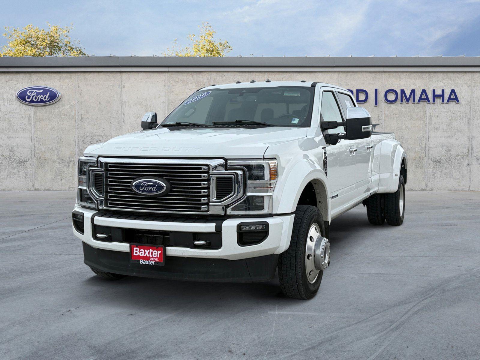 Pre-Owned 2020 Ford Super Duty F-450 Platinum SD Crew Cab in Papillion ...