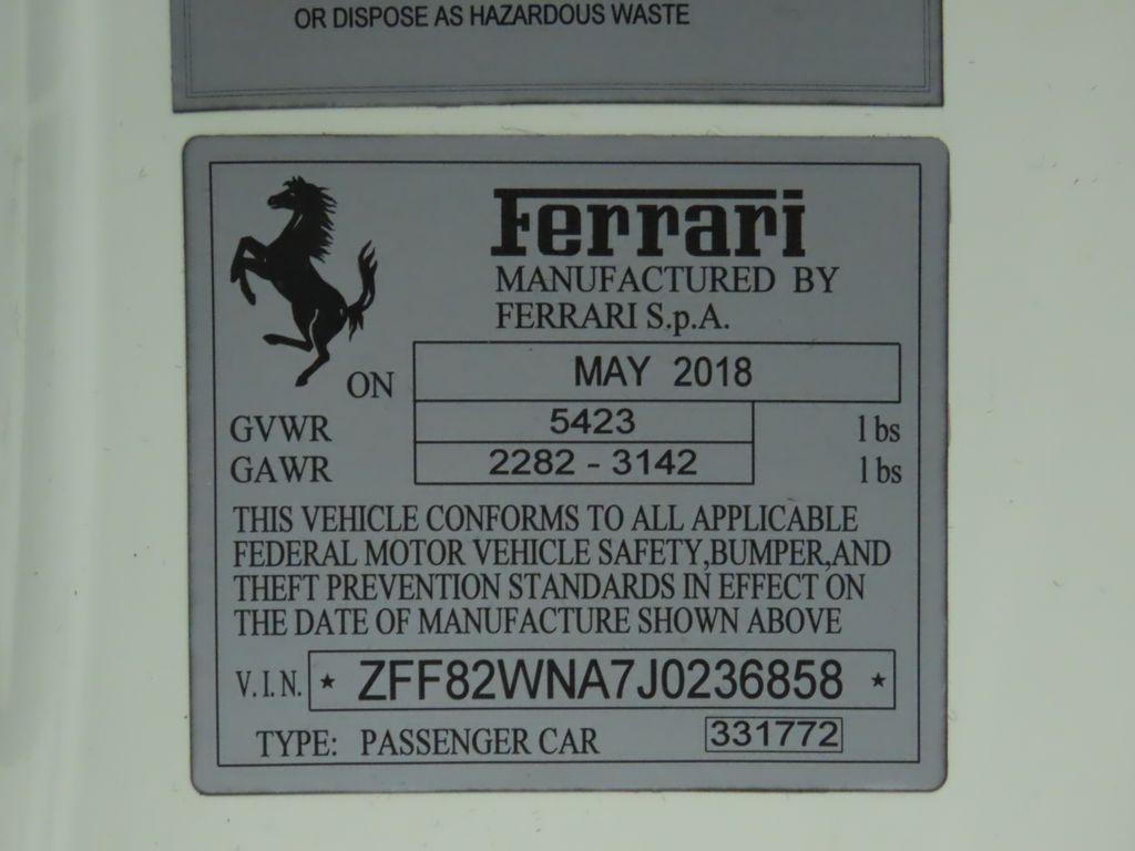Pre-Owned 2018 Ferrari GTC4Lusso V12 2D Wagon in Phoenix #FP5003 ...