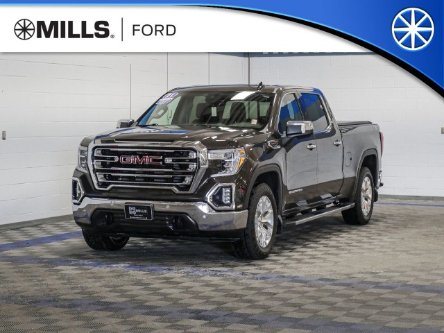 Pre-Owned 2021 GMC Sierra 1500 SLT 4D Crew Cab in Brainerd #1F240296B | Mills Automotive Group