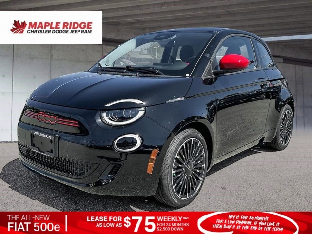 New 2024 FIAT 500e (RED) Edition Hatchback in Maple Ridge #FX208123 ...