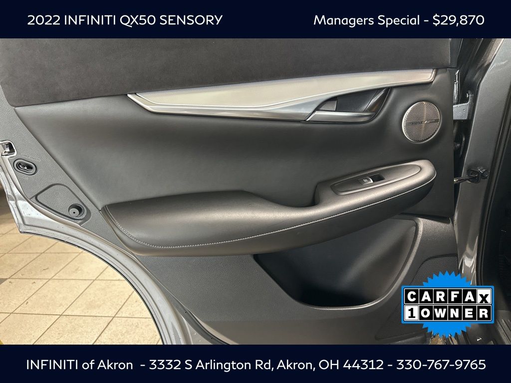 Certified Pre-Owned 2022 INFINITI QX50 Sensory 4D Sport Utility in ...