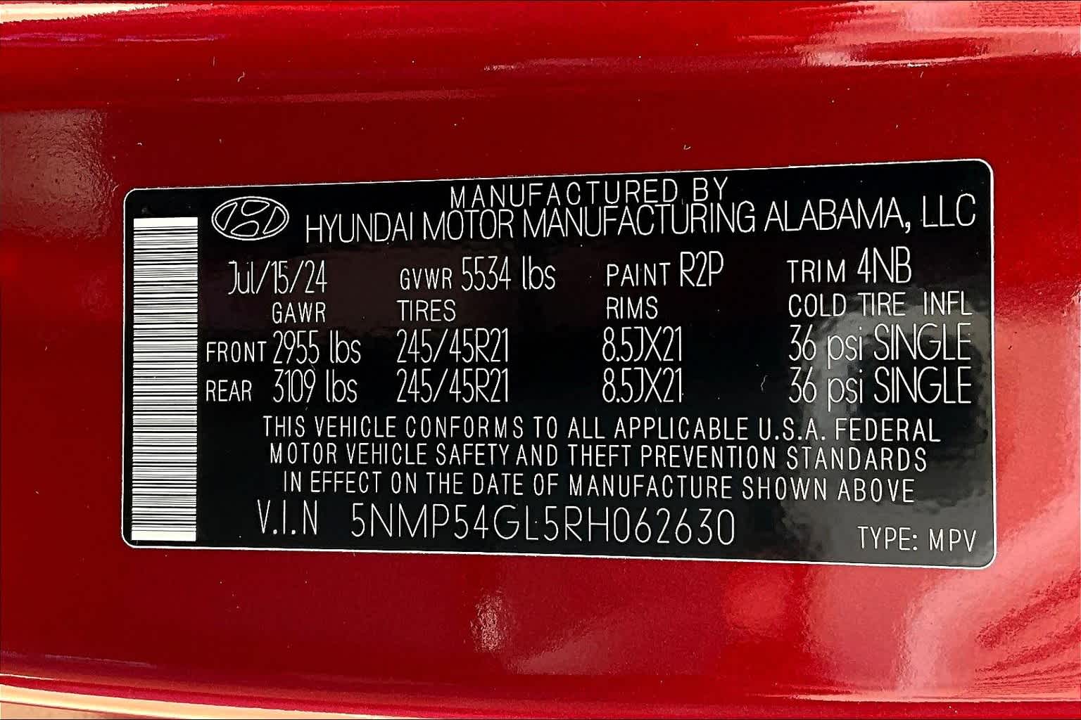 New 2024 Hyundai SANTA FE Calligraphy FWD Sport Utility in Houston #RH062630 | Sterling McCall ...
