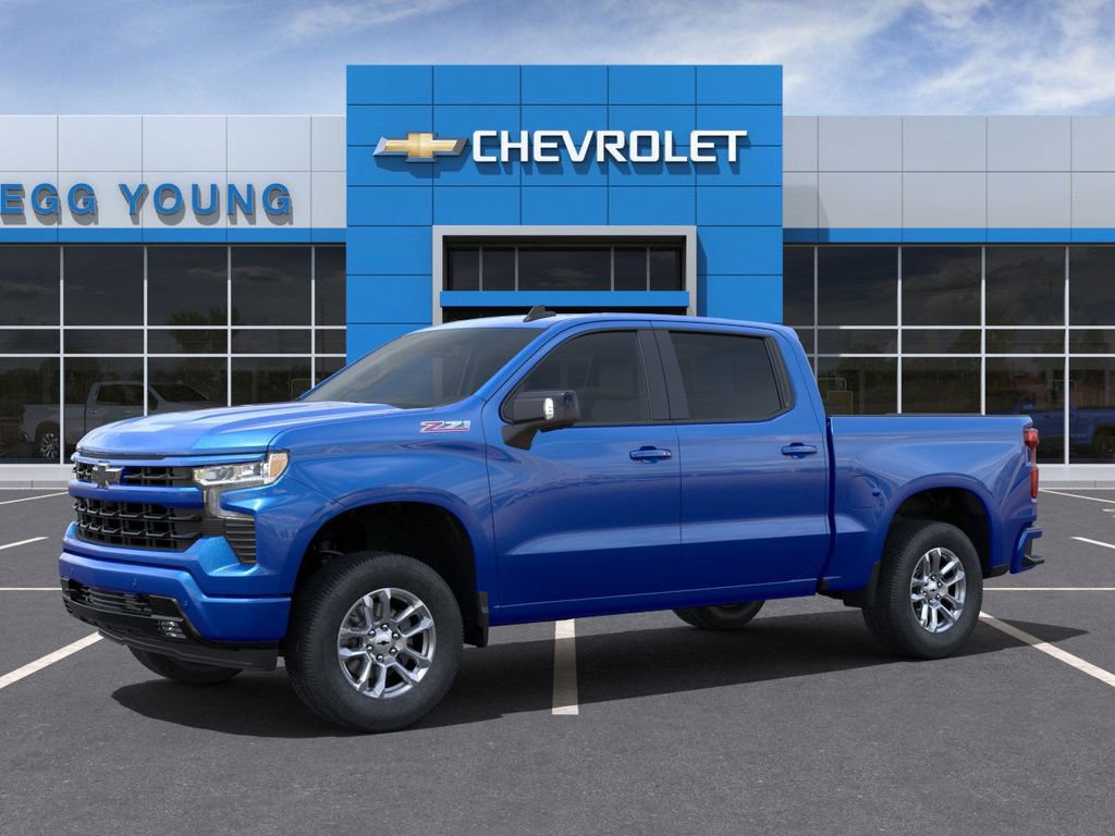 New 2025 Chevrolet Silverado 1500 RST Crew Cab Riptide Blue Metallic ...