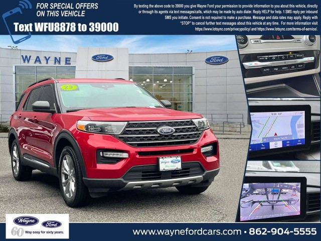 Certified Pre-Owned 2023 Ford Explorer XLT 4 Door SUV in Wayne #24T-507A | Wayne Ford