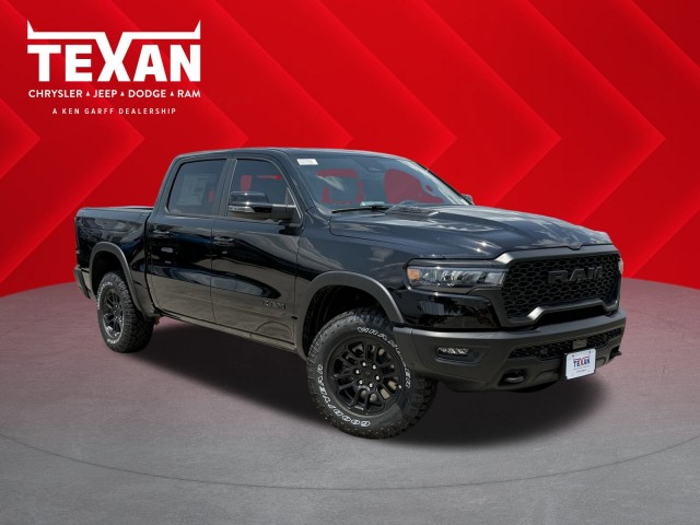 New 2026 Ram 1500 Rebel Crew Cab Pickup in Humble #TN153419 | Texan Chrysler Dodge Jeep Ram