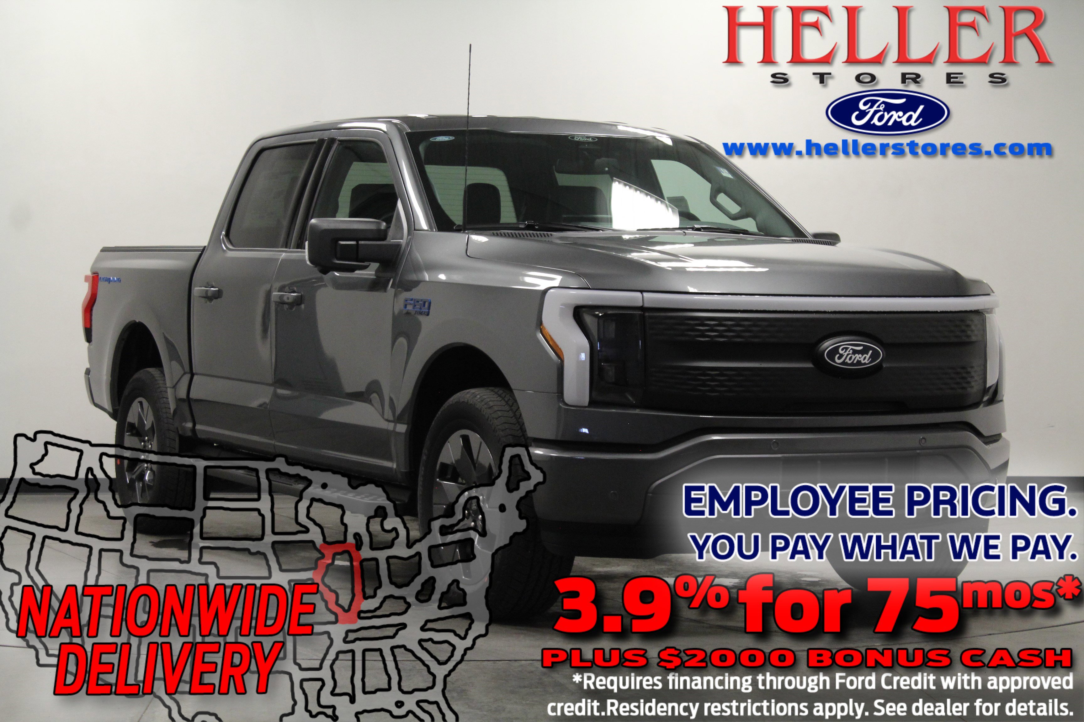 New 2025 Ford F-150 Lightning Flash in El Paso #2500370 | Heller Ford