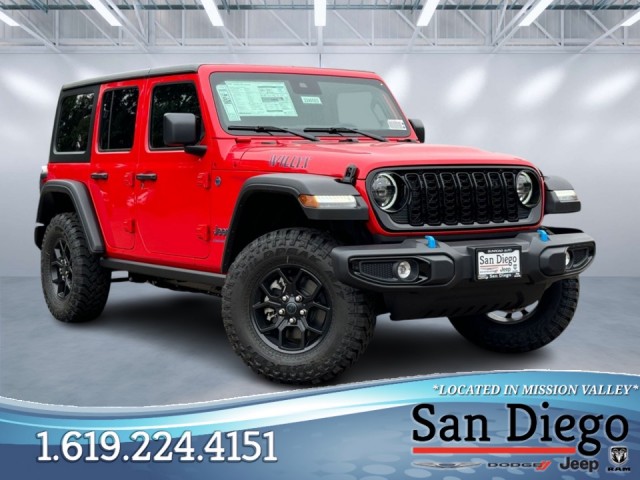 New 2024 Jeep Wrangler 4xe Willys 4xe Sport Utility in San Diego ...