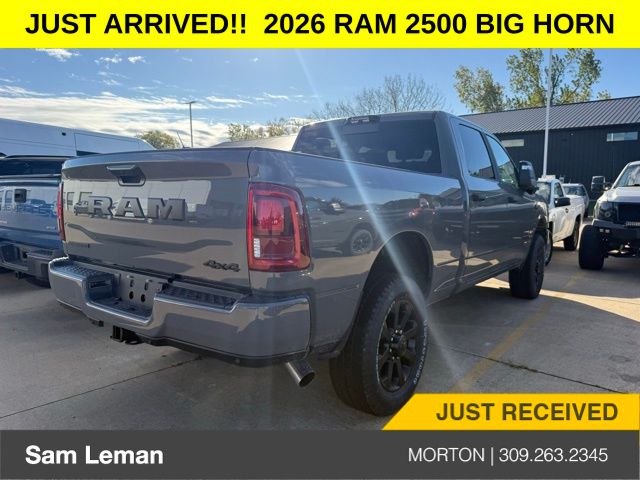 New 2026 Ram 2500 Big Horn Crew Cab in Morton #R12022 | Sam Leman Chrysler Jeep Dodge Ram FIAT ...