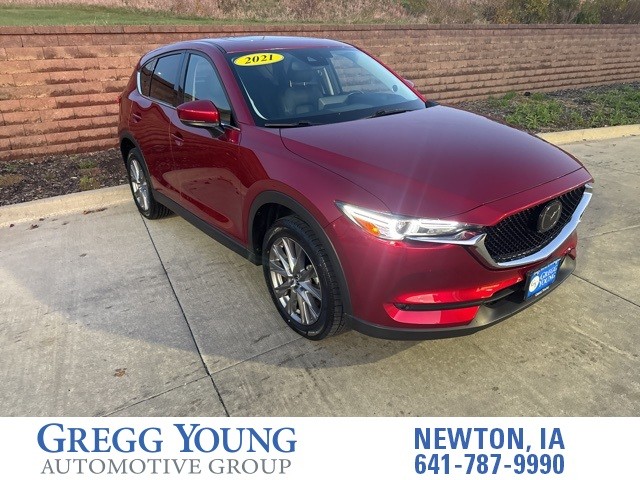 Red Pre-Owned 2021 Mazda CX-5 Grand Touring 4D Sport Utility for Sale ...