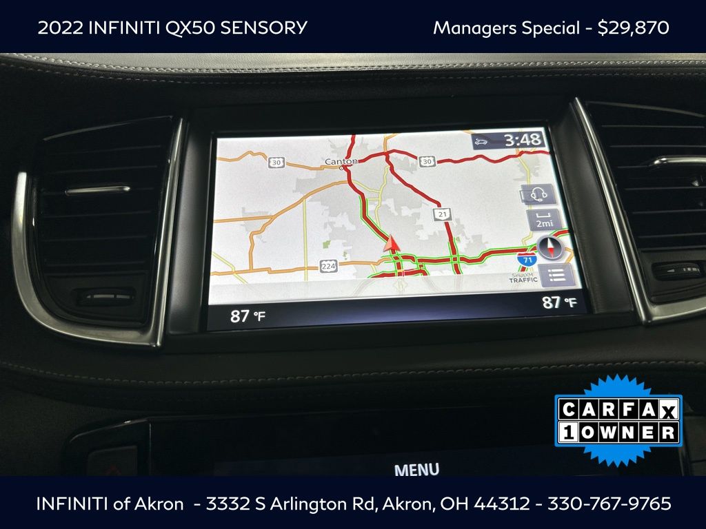Certified Pre-Owned 2022 INFINITI QX50 Sensory 4D Sport Utility in ...