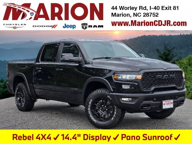 New 2026 RAM 1500 Rebel Crew Cab in Marion #R152416 | Marion Chrysler ...