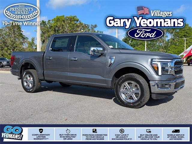 New 2025 Ford F-150 LARIAT® SuperCrew® in Palm Bay #KD55019 | Gary Yeomans Ford Palm Bay