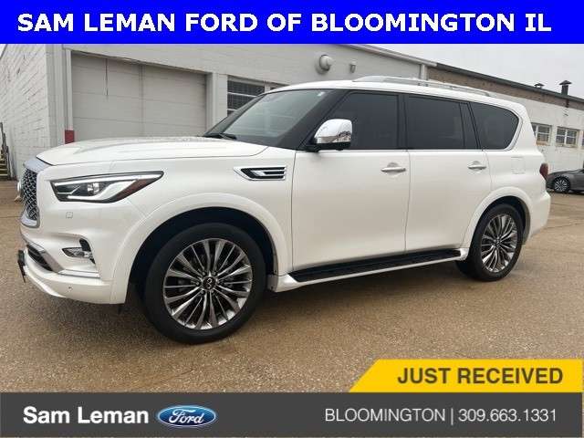 Pre-Owned 2021 INFINITI QX80 Sensory 4D Sport Utility in Central IL #QBF5250A | Sam Leman ...