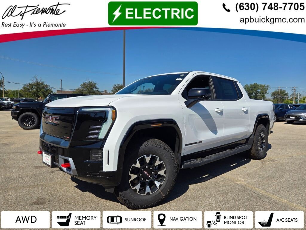 New 2026 GMC Sierra EV AT4 Max Range Crew Cab in Elmhurst #3599 | Al ...