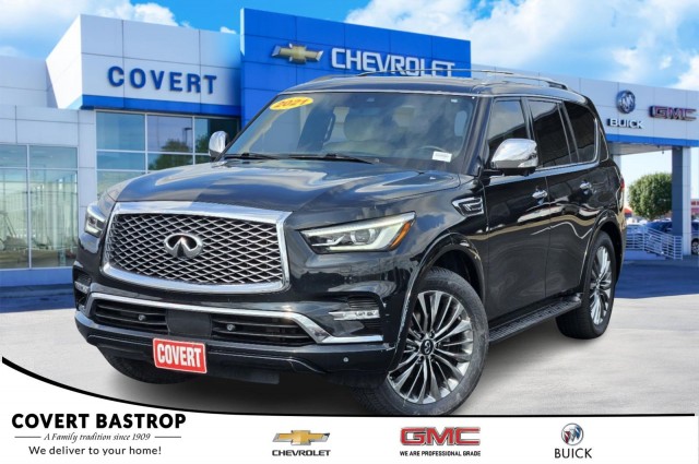 Pre-Owned 2021 INFINITI QX80 SENSORY Sport Utility in Austin #241436C | Covert Cadillac