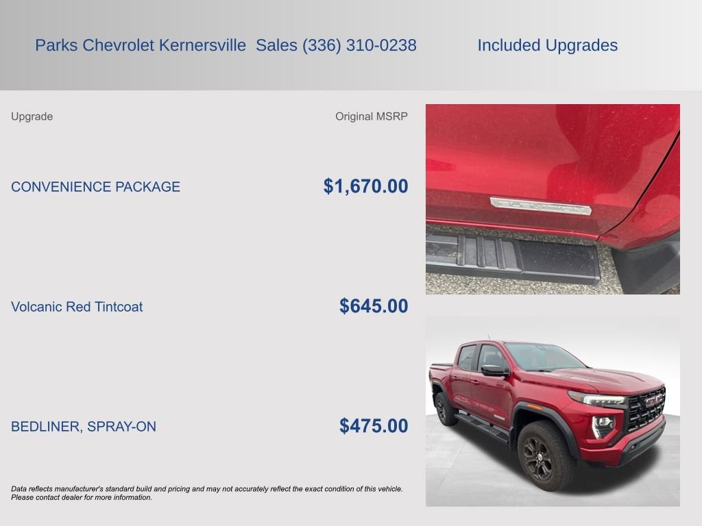 Pre-Owned 2023 GMC Canyon Elevation Crew Cab in Huntersville #151222A ...