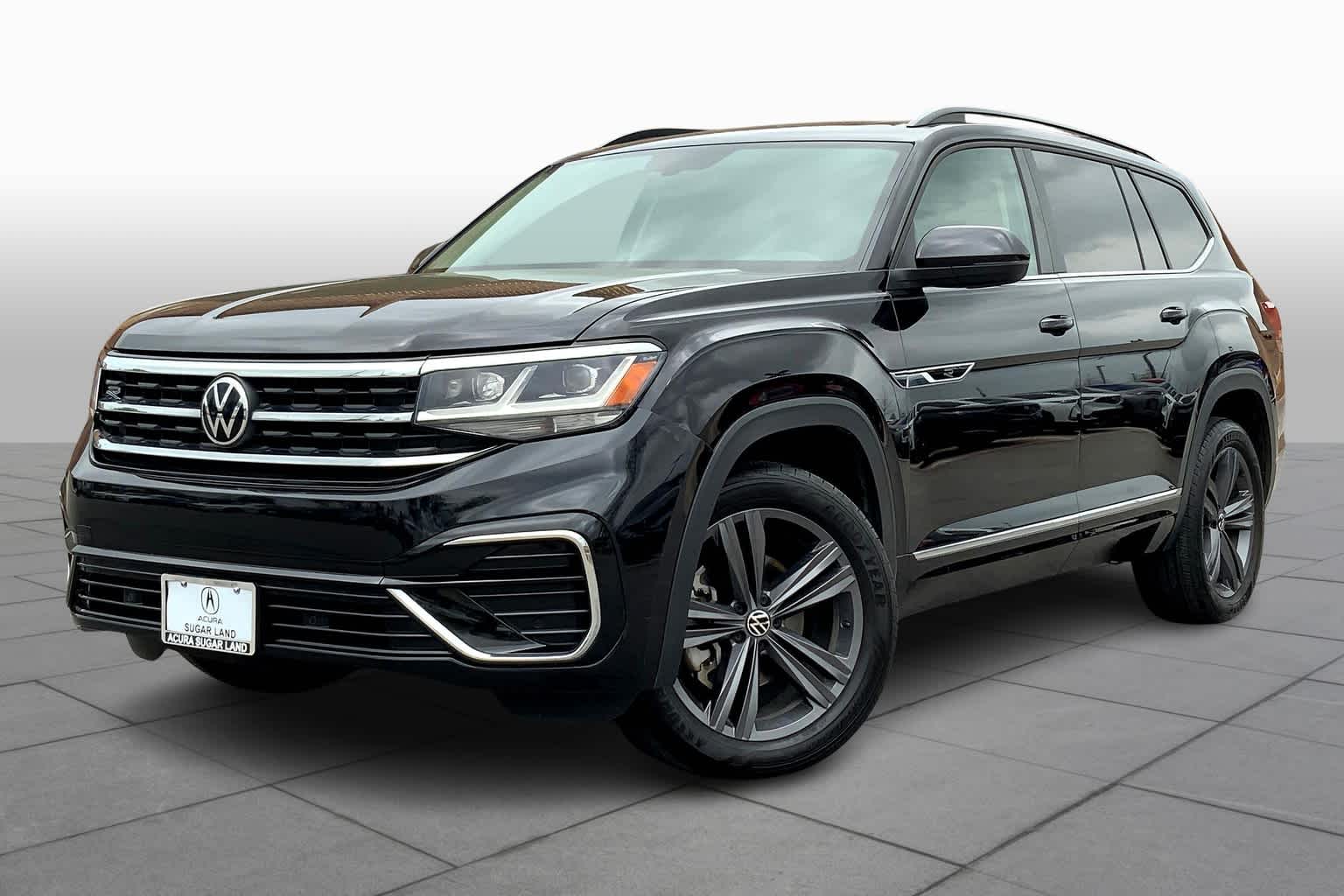 Pre-Owned 2021 Volkswagen Atlas 3.6L V6 SE w/Technology R-Line Sport Utility in Houston # ...