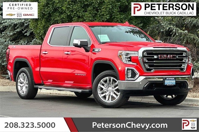 Pre-Owned 2021 GMC Sierra 1500 SLT 4D Crew Cab in Boise #323329 | Peterson Toyota