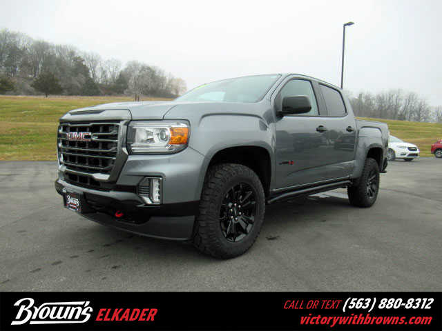 Pre-Owned 2021 GMC Canyon 4WD AT4 w/Leather Crew Cab Pickup in ...