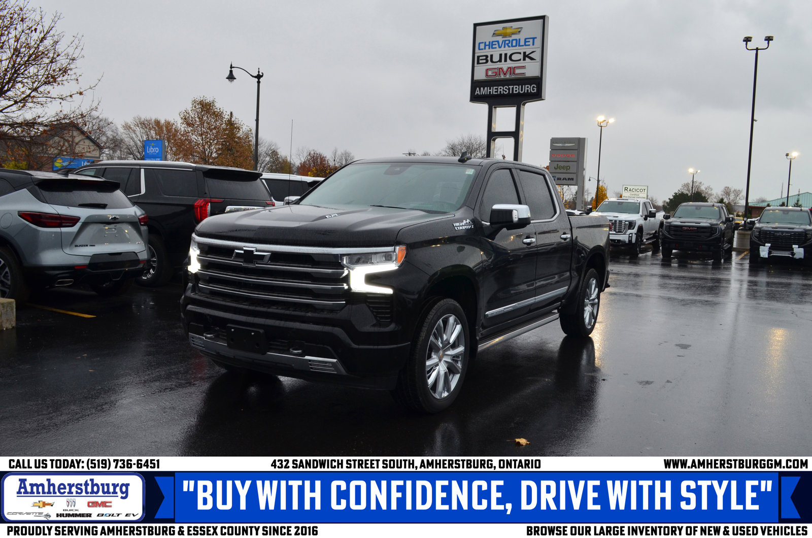 New 2023 Chevrolet Silverado 1500 High Country Crew Cab Pickup in ...