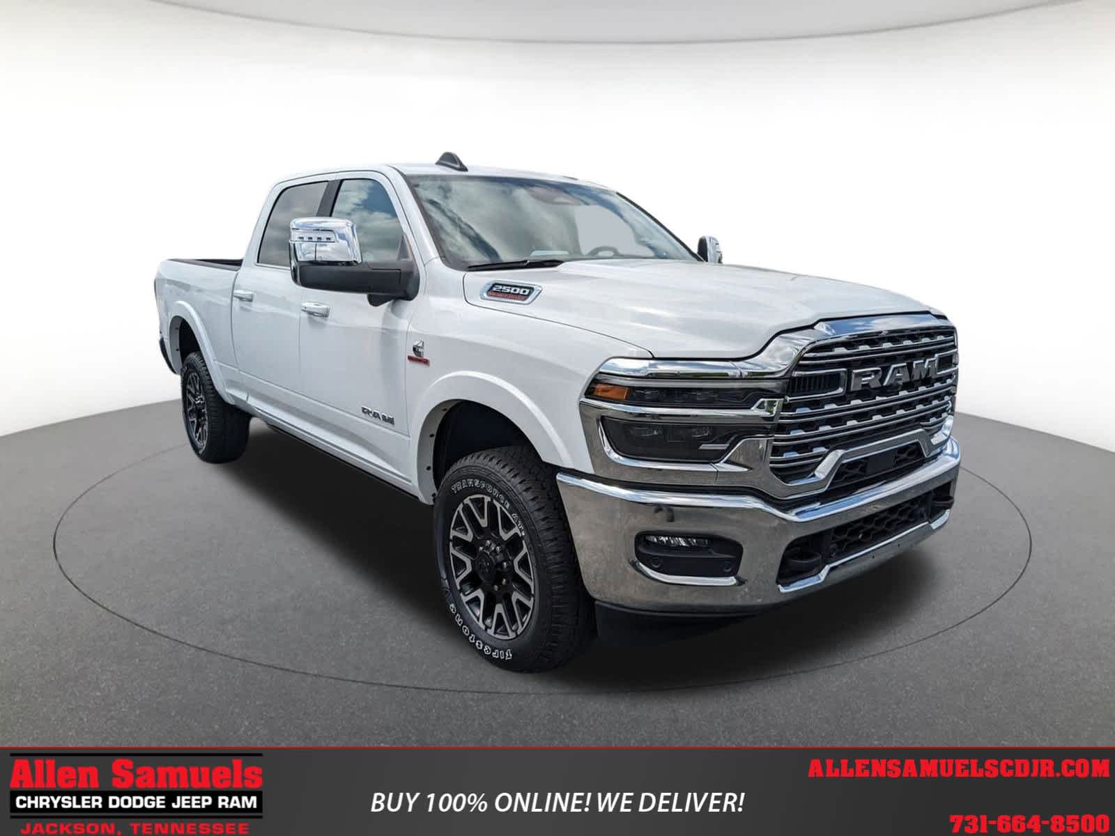 New 2025 RAM 2500 Longhorn Crew Cab in Jackson #DX048 | Allen Samuels Chrysler Dodge Jeep Ram ...