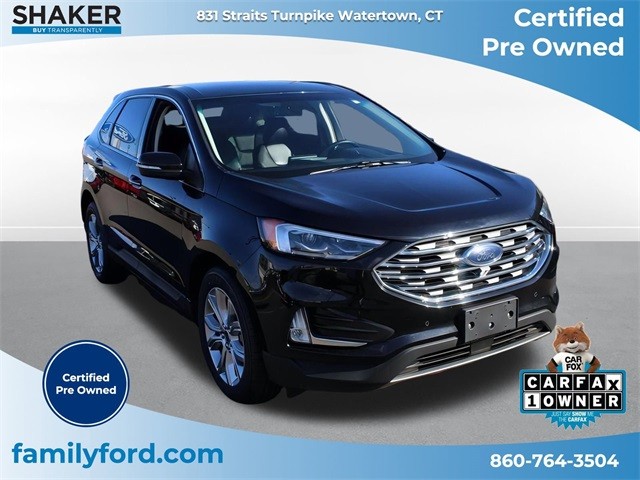 Certified Pre-Owned 2022 Ford Edge Titanium 4 Door SUV in Watertown # ...