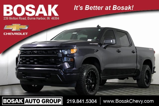 New 2023 Chevrolet Silverado 1500 Custom 4D Crew Cab in Burns Harbor # ...
