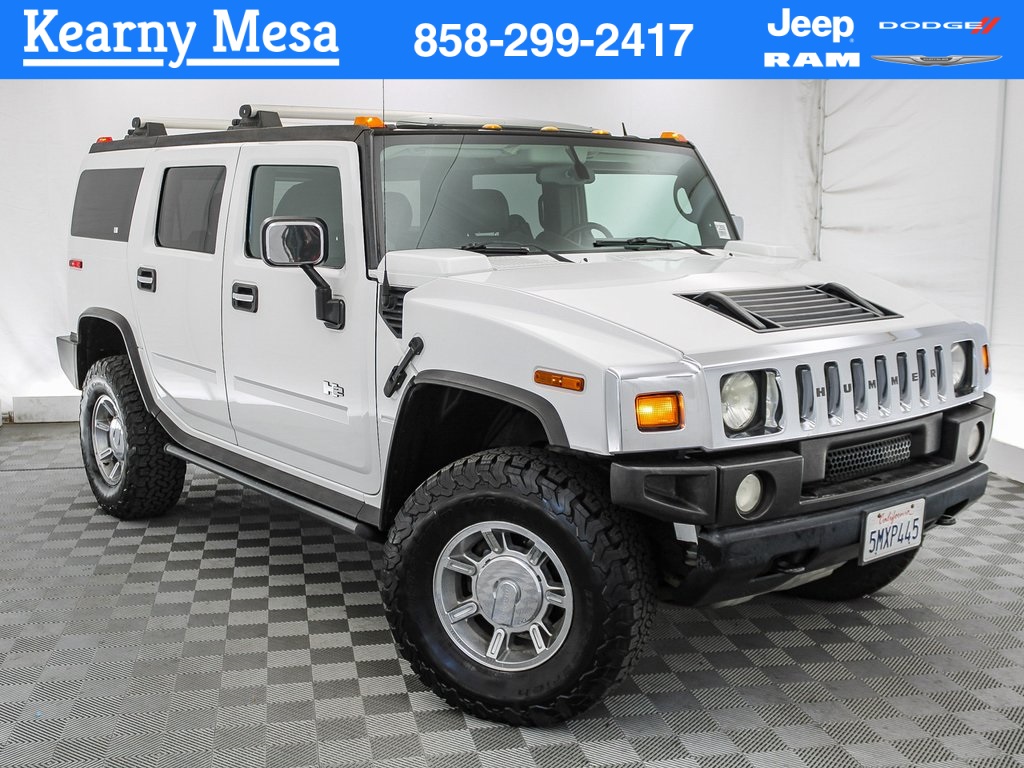 White Hummer H2 Wallpaper