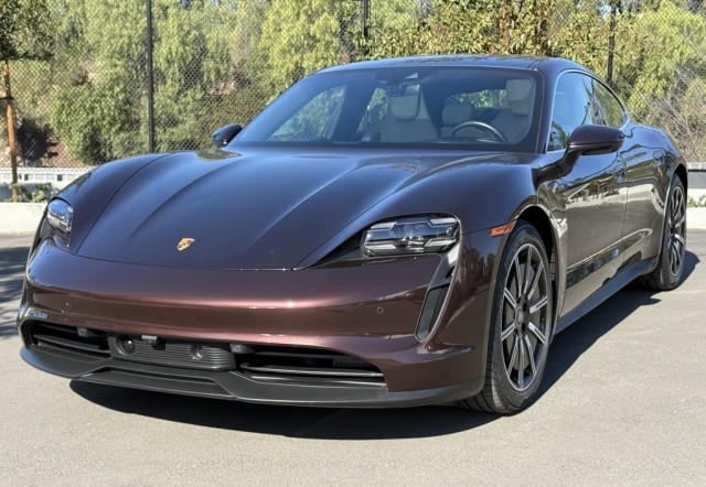 2021 porsche taycan used store