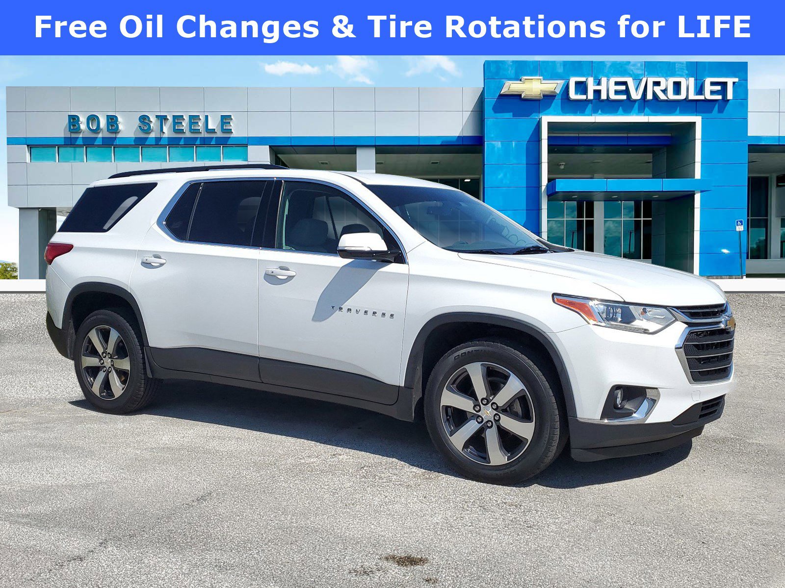 Chevrolet Traverse Lt White