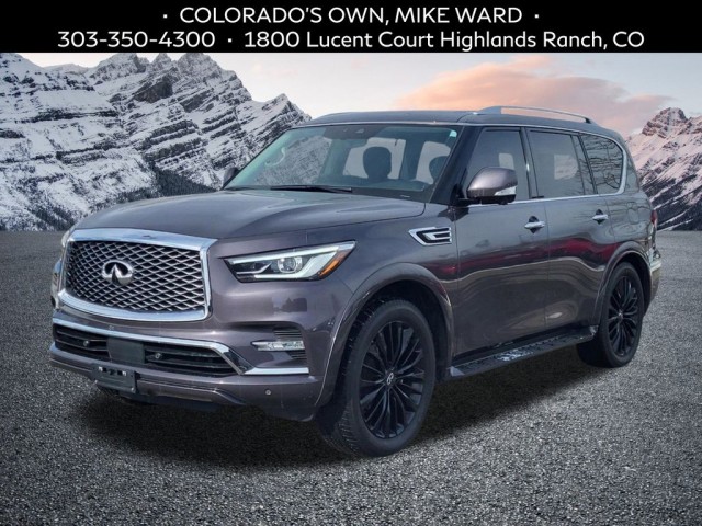 Pre-Owned 2022 INFINITI QX80 LUXE 4D Sport Utility in Highlands Ranch #701703A | Mike Ward ...