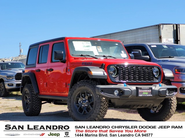 New 2024 Jeep Wrangler 4xe Willys Sport Utility in San Leandro #240573 ...