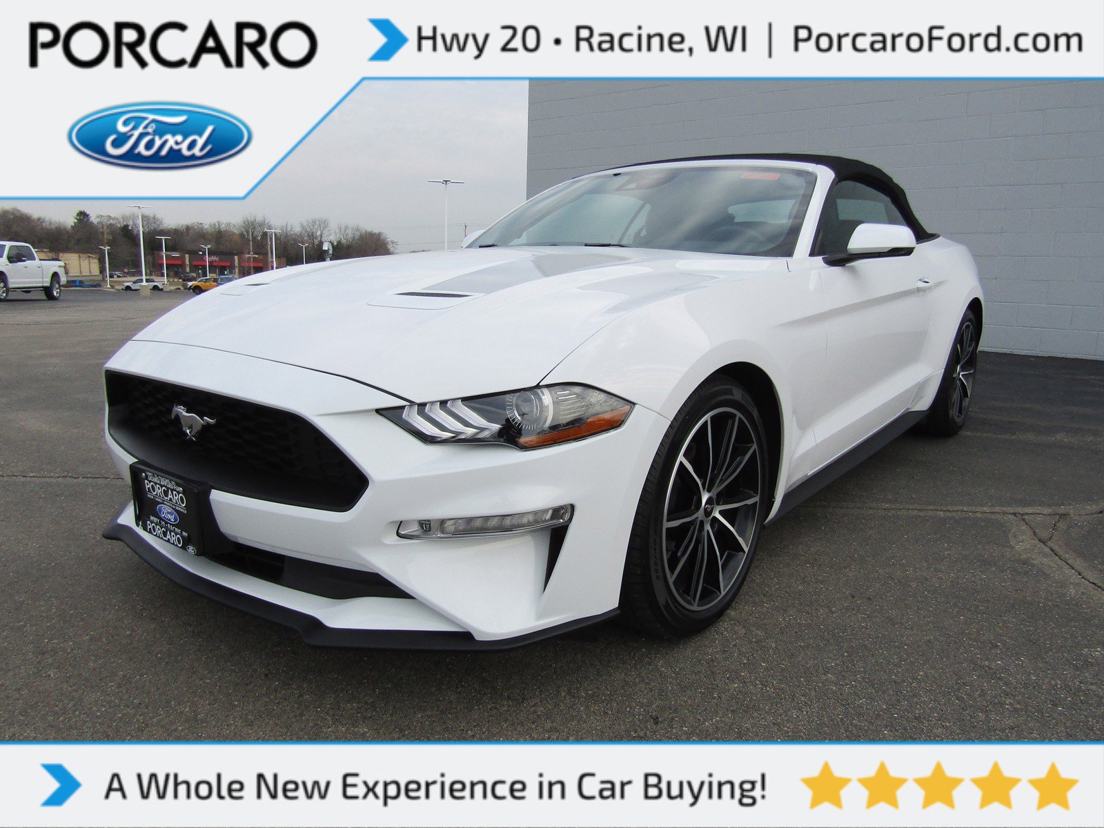 Mustang White Convertible