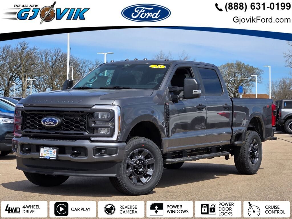 New 2024 Carbonized Gray Metallic Ford Super Duty F-350® XL Crew Cab ...