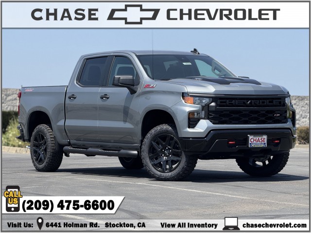 Pre-Owned 2025 Chevrolet Silverado 1500 Custom Trail Boss Crew Cab in ...