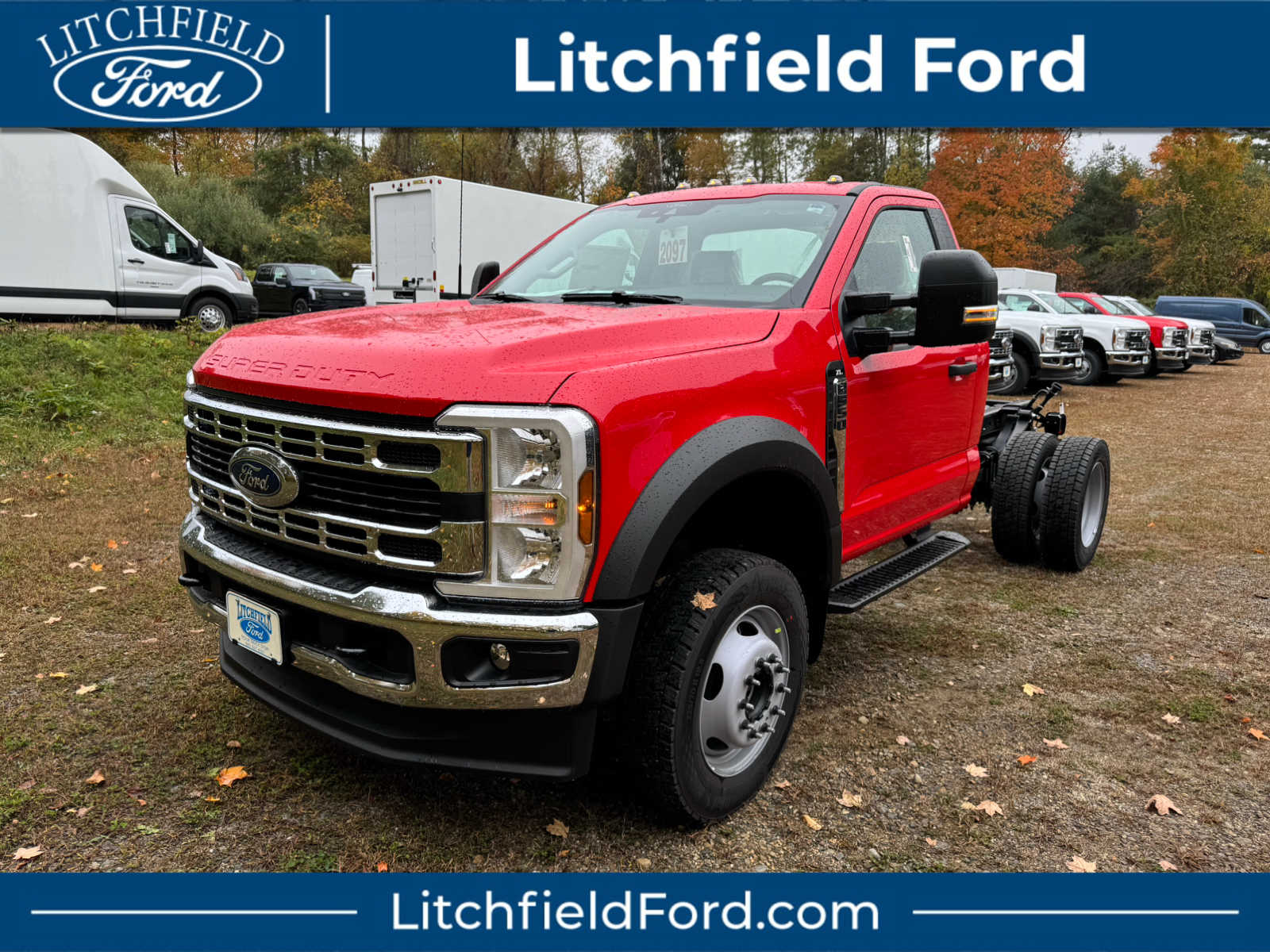 New 2024 Ford Super Duty F-550 DRW XL Regular Cab Chassis-Cab in Litchfield #2097 | Litchfield Ford