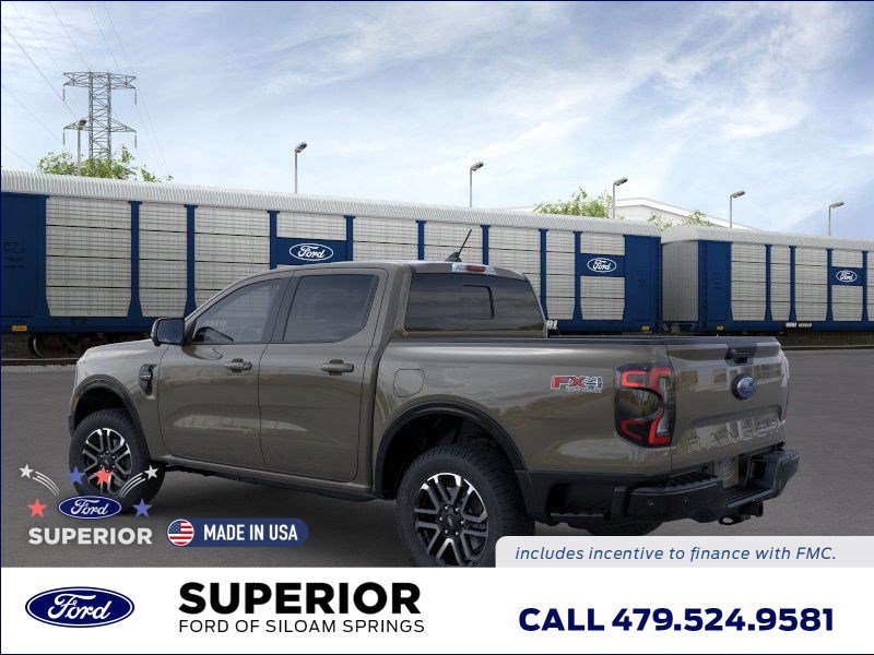 New 2025 Ford Ranger LARIAT® SuperCrew® in Siloam Springs #FE24016 ...