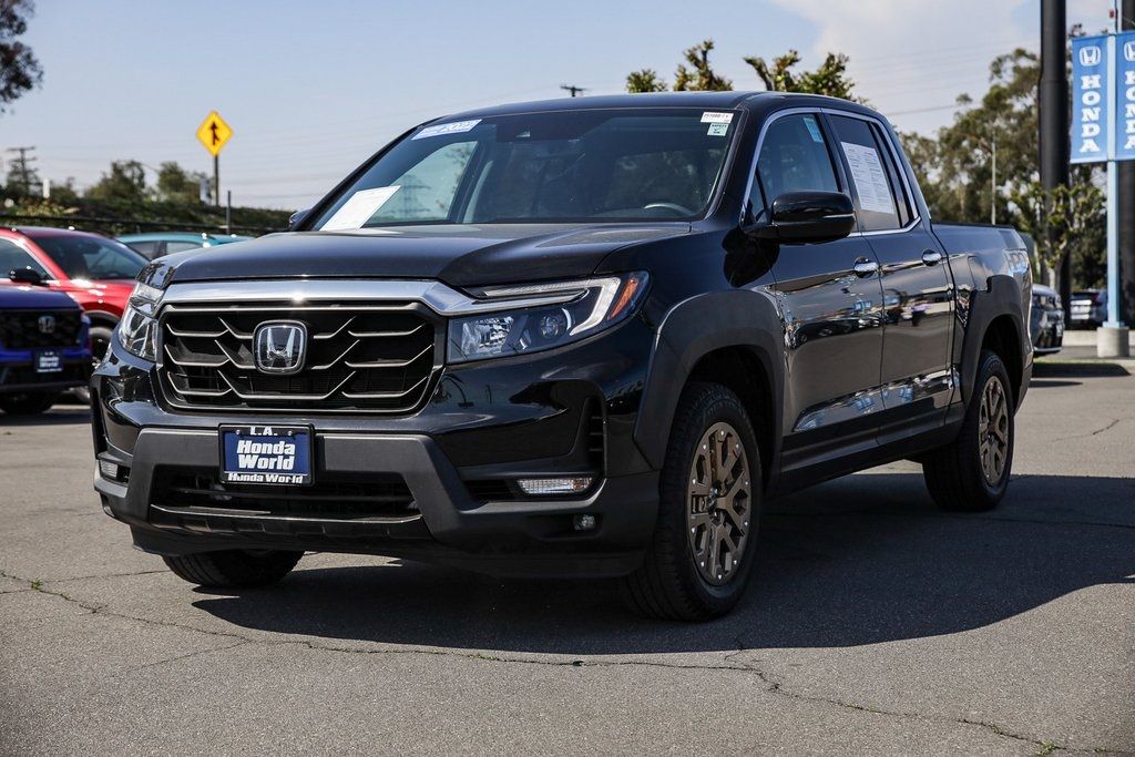 Certified Pre-Owned 2022 Honda Ridgeline AWD RTL-E 4D Crew Cab in Downey #251080-1 | Honda World ...