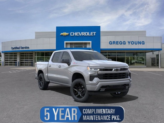 New 2025 Chevrolet Silverado 1500 RST Crew Cab Riptide Blue Metallic ...