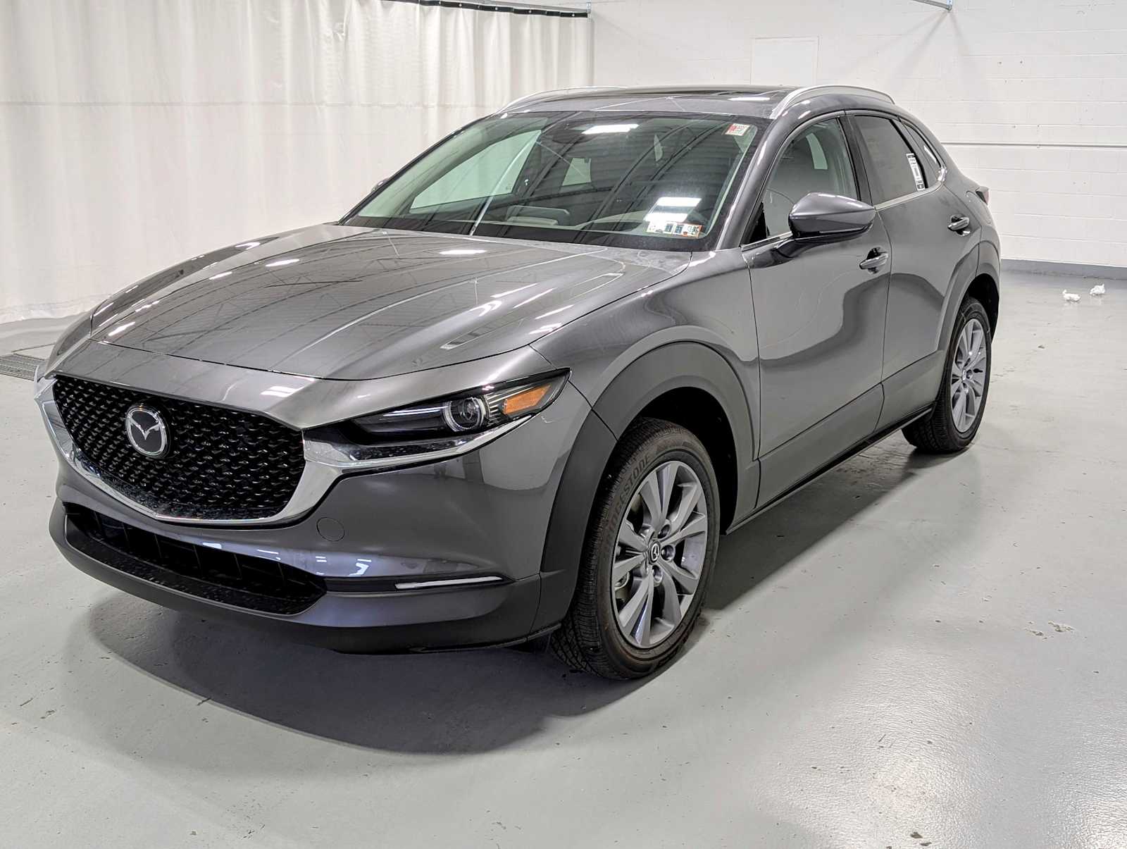 New 2025 Mazda Mazda CX-30 2.5 S Premium AWD in Machine Gray Metallic | Greensburg, PA | #Z03282