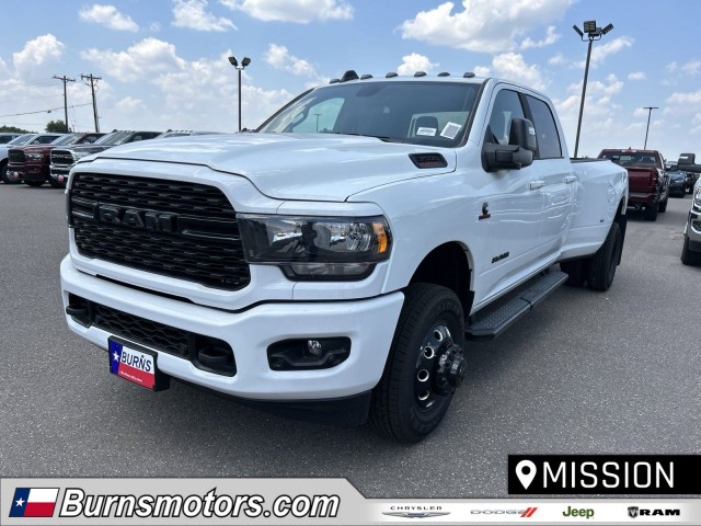 New 2024 Ram 3500 Lone Star Night Edition Dually Crew Cab 8' Box in McAllen #24501 | Burns Motors