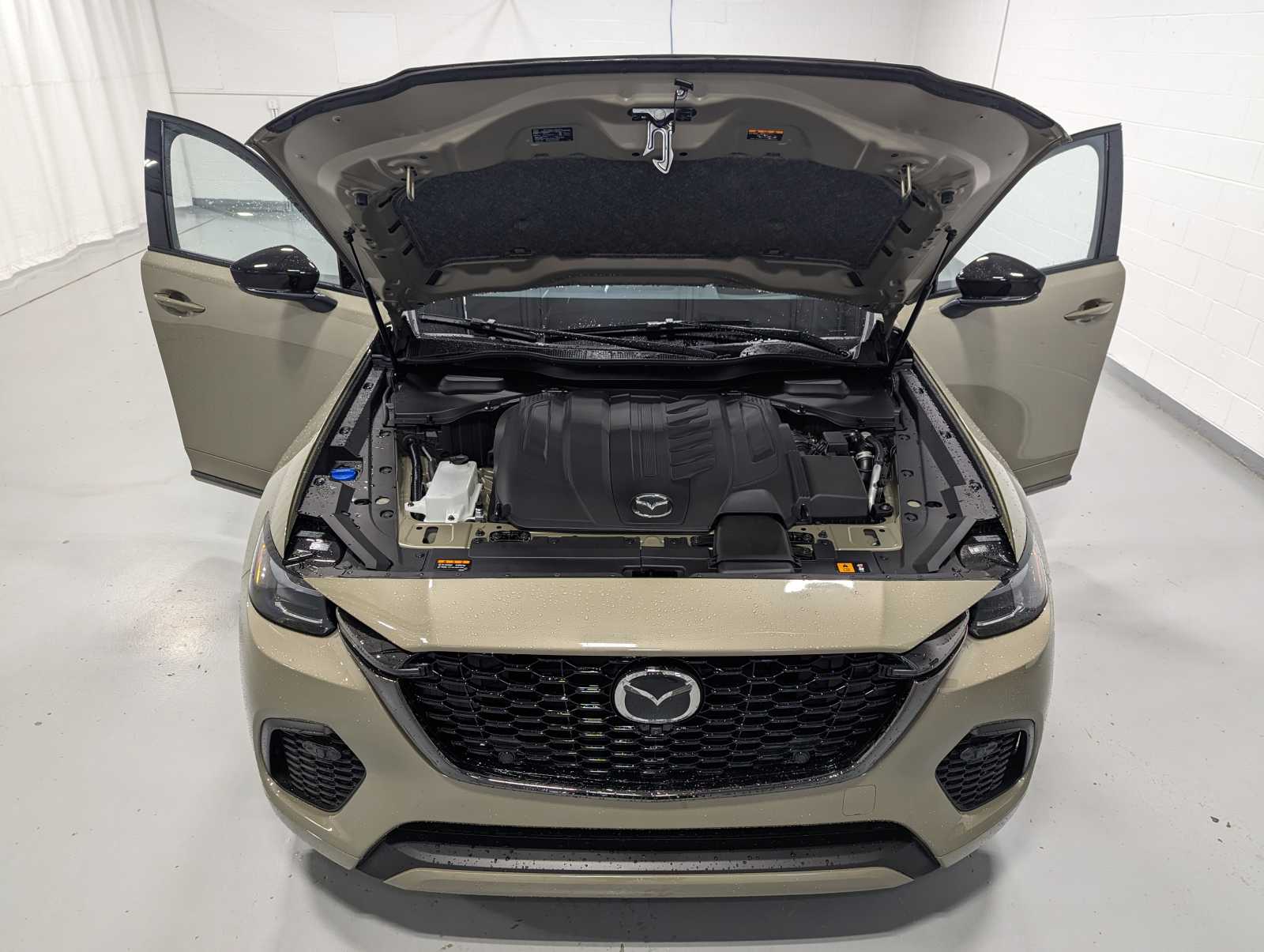 New 2025 Mazda CX-70 3.3 Turbo S Premium AWD in Zircon Sand Metallic | Greensburg, PA | #Z03092