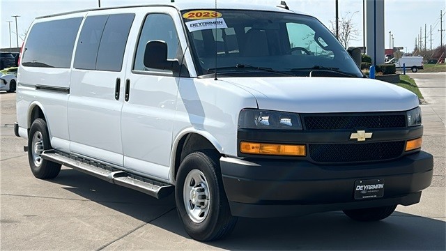 Pre-Owned 2023 Chevrolet Express 3500 LS Extended Passenger Van in Ames ...