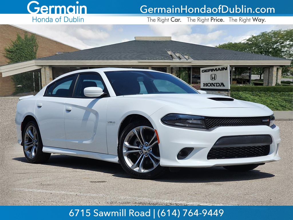 2022 Dodge Charger Rt White With Black Rims