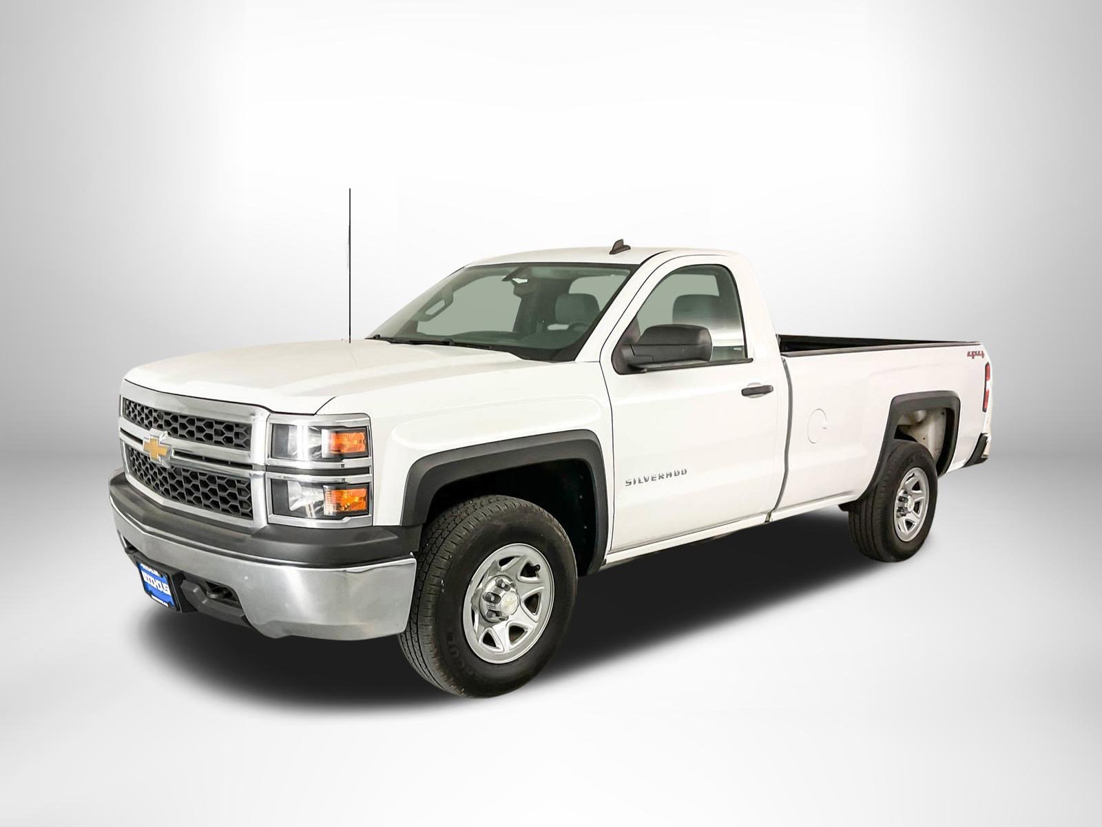 White Chevy Work Truck