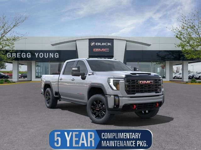 New 2025 GMC Sierra 2500 HD AT4 Crew Cab Thunderstorm Gray in Indianola ...