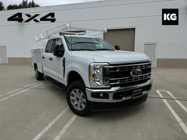 New 2024 Ford F-350SD XLT With 8 Utility 4D Crew Cab in Carlsbad # ...