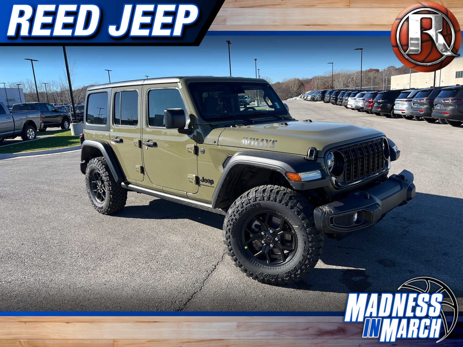 New 2025 Jeep Wrangler Willys Sport Utility in Merriam #CT0684 | Reed ...