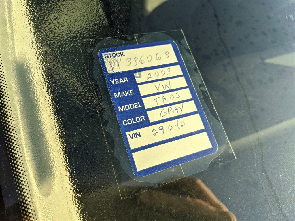 Certified Used 2023 Volkswagen Taos 1.5T SE for Sale in Clearwater, FL ...