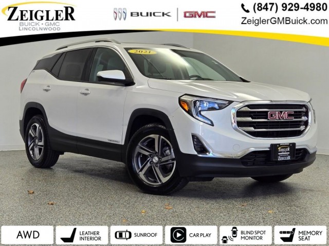 Pre-Owned 2021 GMC Terrain SLT SUV in Lincolnwood #PA7559 | Zeigler ...
